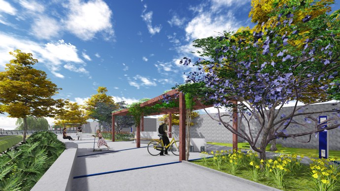 Un parque lineal para dar una cara distinta al entorno del arroyo ...