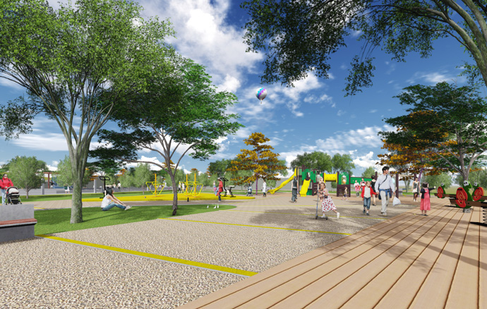 Un parque lineal para dar una cara distinta al entorno del arroyo ...